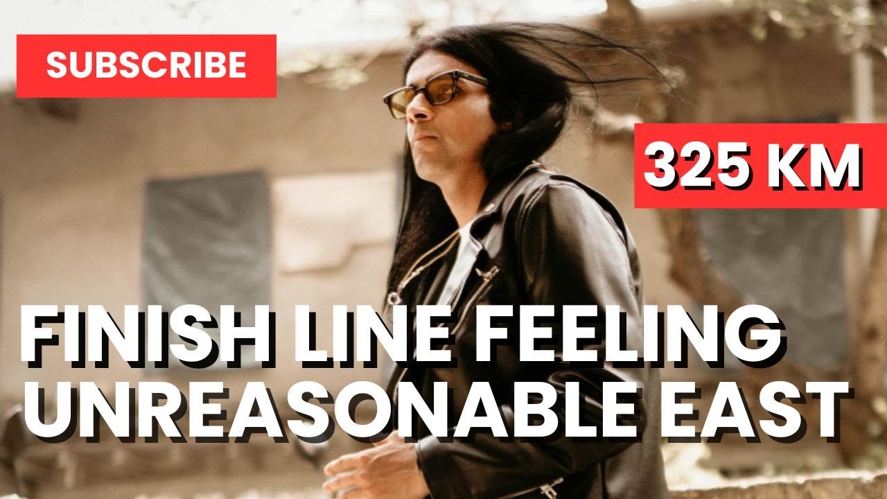 Finish line feeling after running unreasonable east 325km race - YouTube