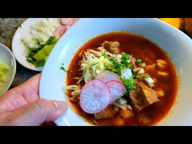 The EASIEST Pozole I've Ever Made! | SLOW COOKER Pozole Rojo Recipe ...