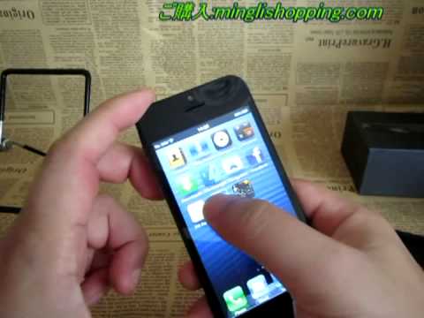 Goophone i5(グーフォン) i5 3G MTK6577 (1:1)版 - YouTube