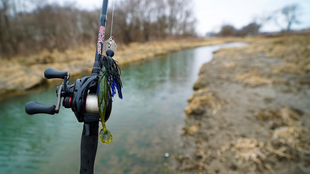 Fishing a Small ULTRA CLEAR Creek! (Bank Fishing Tips) - YouTube