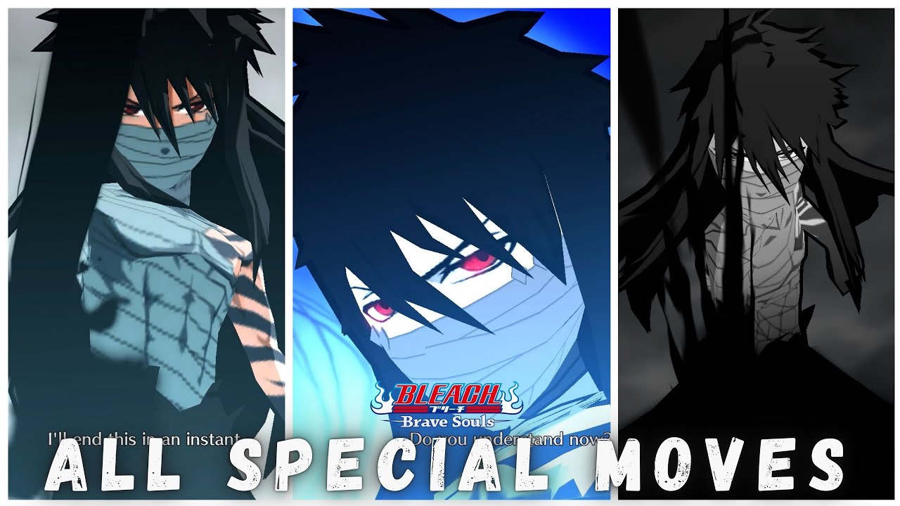 All Ichigo Final Getsugatensho Mugetsu Special Moves Bleach Brave Souls ...