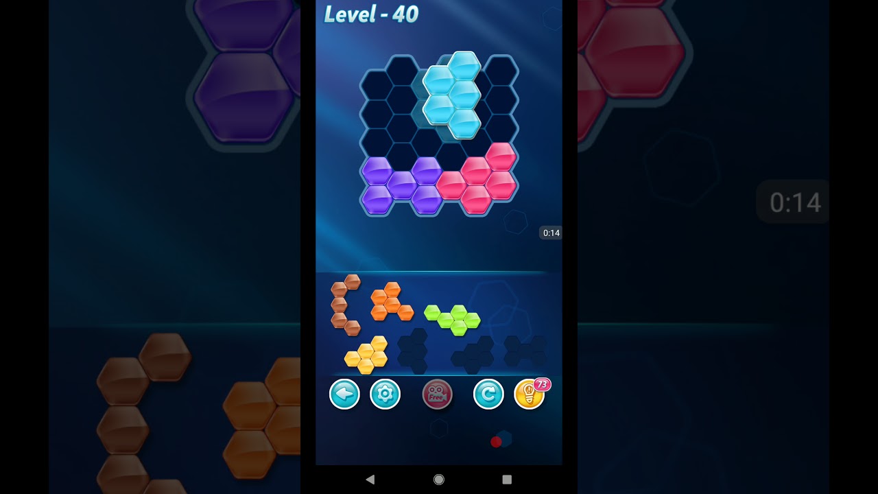 BLOCK HEXA PUZZLE LEVEL 40 ANSWERS ADVANCED LEVEL PACK - YouTube