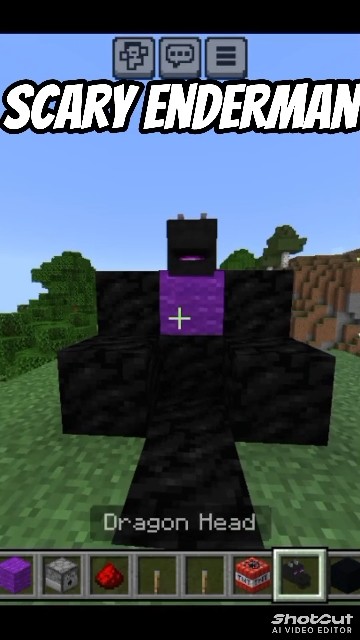 scary enderman #shorts #minecraft #trending #song #like #views #scary # ...