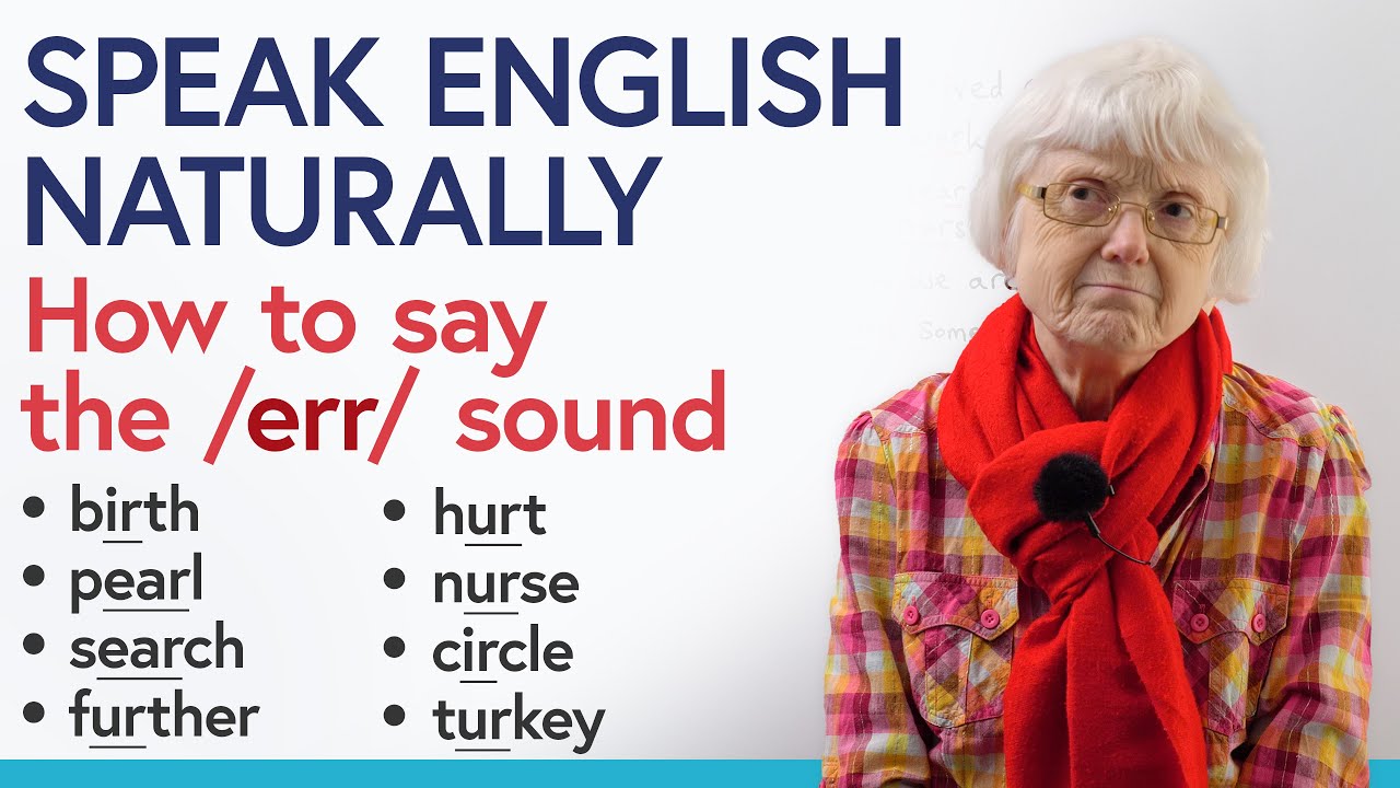 Say it correctly in English! The Confusing “ERR” Pronunciation - YouTube
