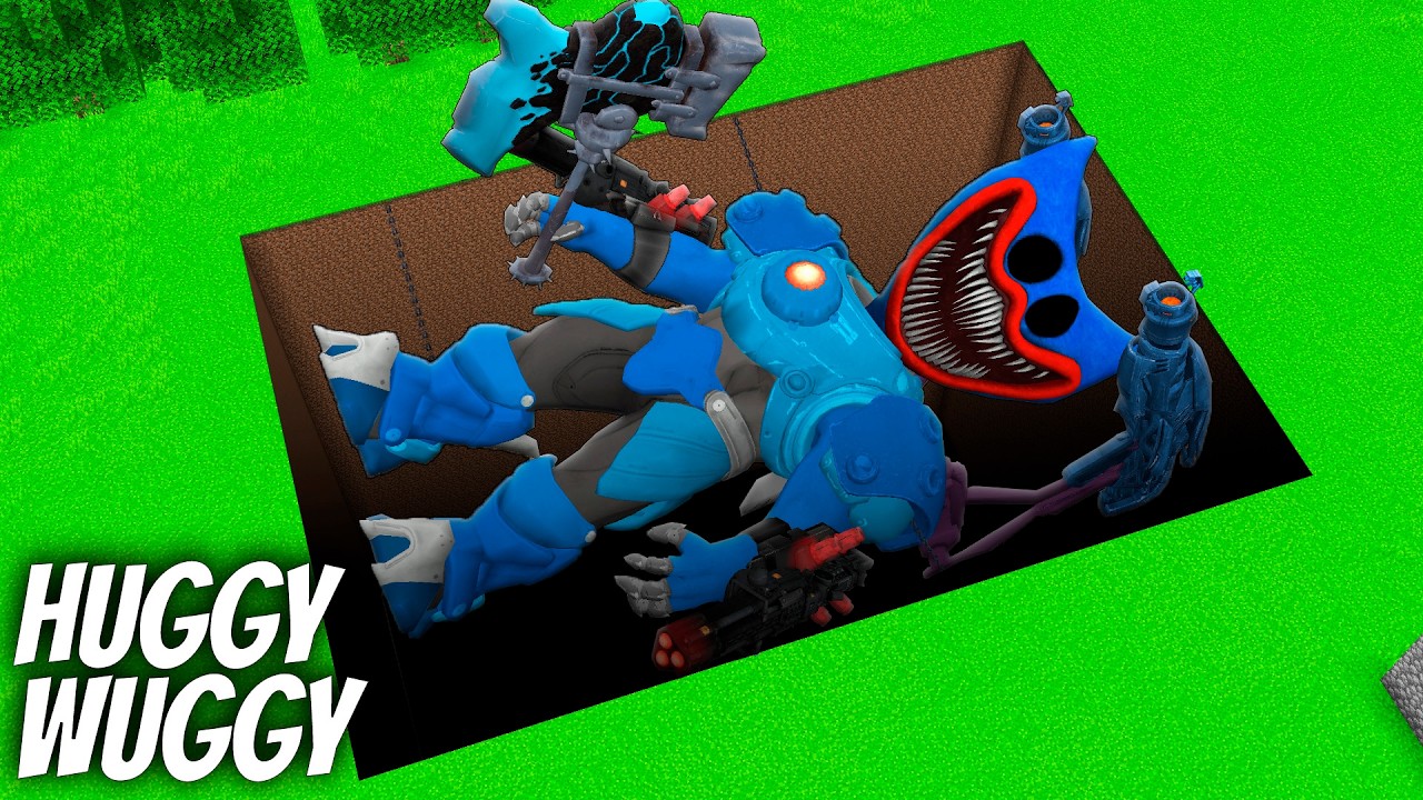 I found a PROTOTYPE HUGGY WUGGY in Minecraft ! What's INSIDE the ...