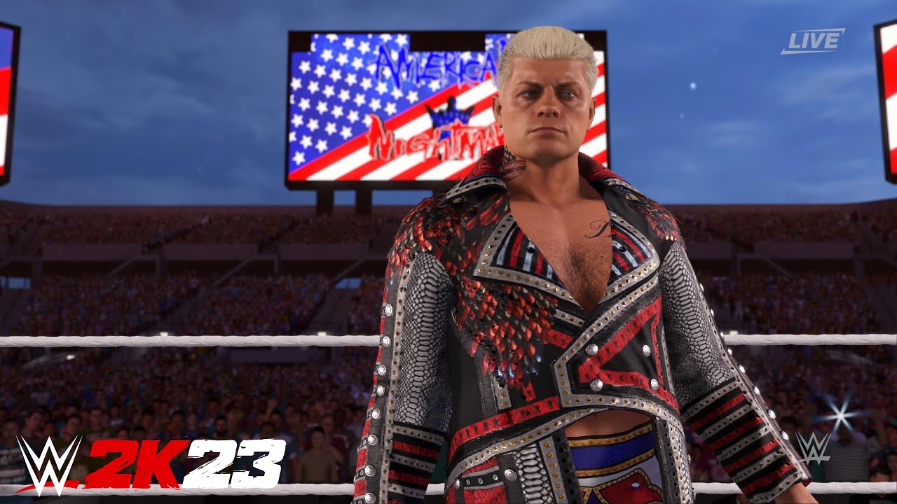 WWE 2K23 | Community Creations - Cody Rhodes Updated Attire - YouTube