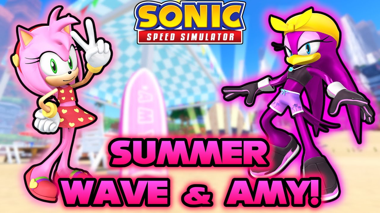Summer Wave & Amy Shop Update! (Sonic Speed Simulator) - YouTube