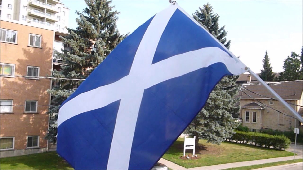 Saint Andrews Cross "The Saltire" HD - YouTube