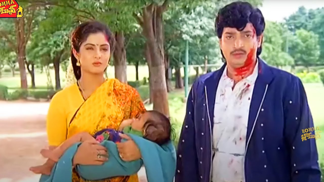 Divya Bharti, Krishna And Ramesh Babu Telugu Movie Ultimate Interesting Scene || Bomma ...
