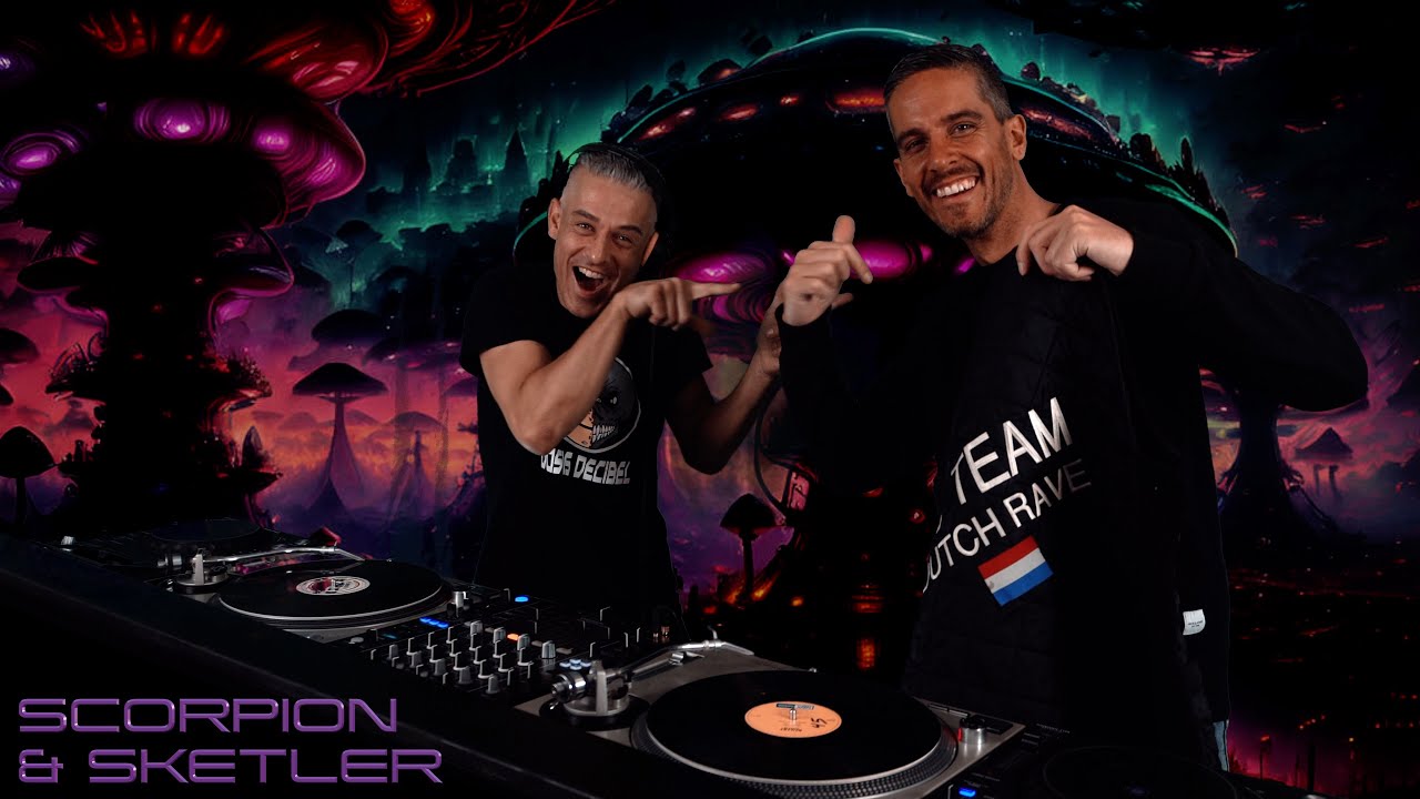 Scorpion & Sketler Old School Gabber Rave vinyl mix (Bonzai Thunderdome ...