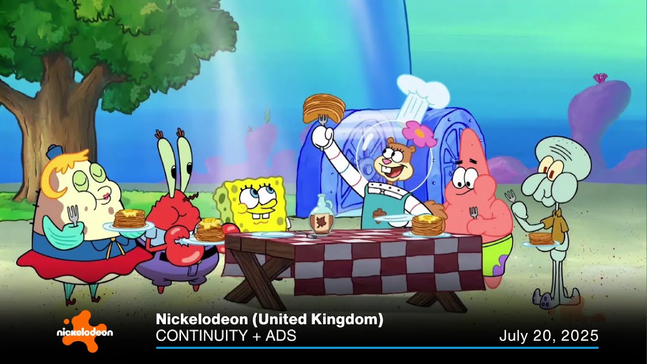 Nickelodeon (UK) continuity + ads | July 20, 2025 - YouTube