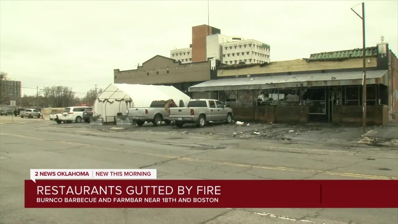 BurnCo Barbecue in Tulsa destroyed by fire - YouTube