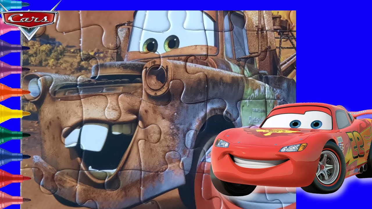 Cars Lightning McQueen Puzzle - Mater and Lightning McQueen Puzzle ...