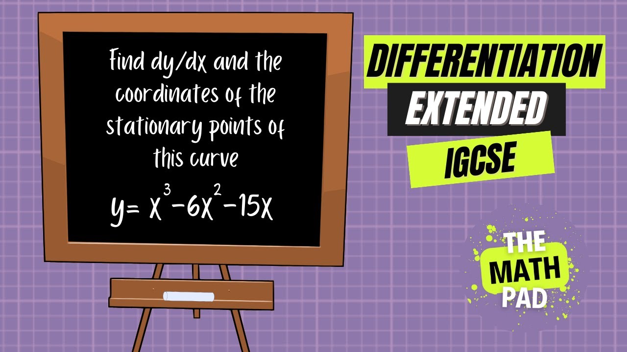 Quick Guide to Differentiation and Stationary Points | IGCSE Extended ...