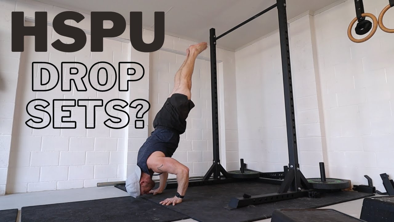 Handstand Push Up Drop Sets. Learn the Progressions - YouTube