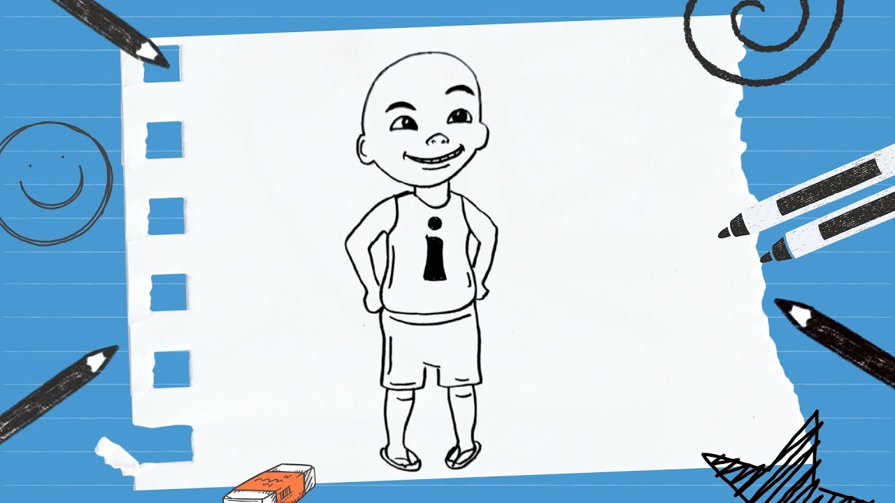 How to draw Ipin step by step - YouTube
