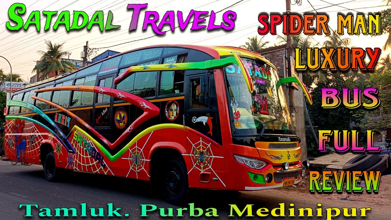 Satadal Luxury Spider Man Tourist Bus / Tourist bus / spider man / Bus ...