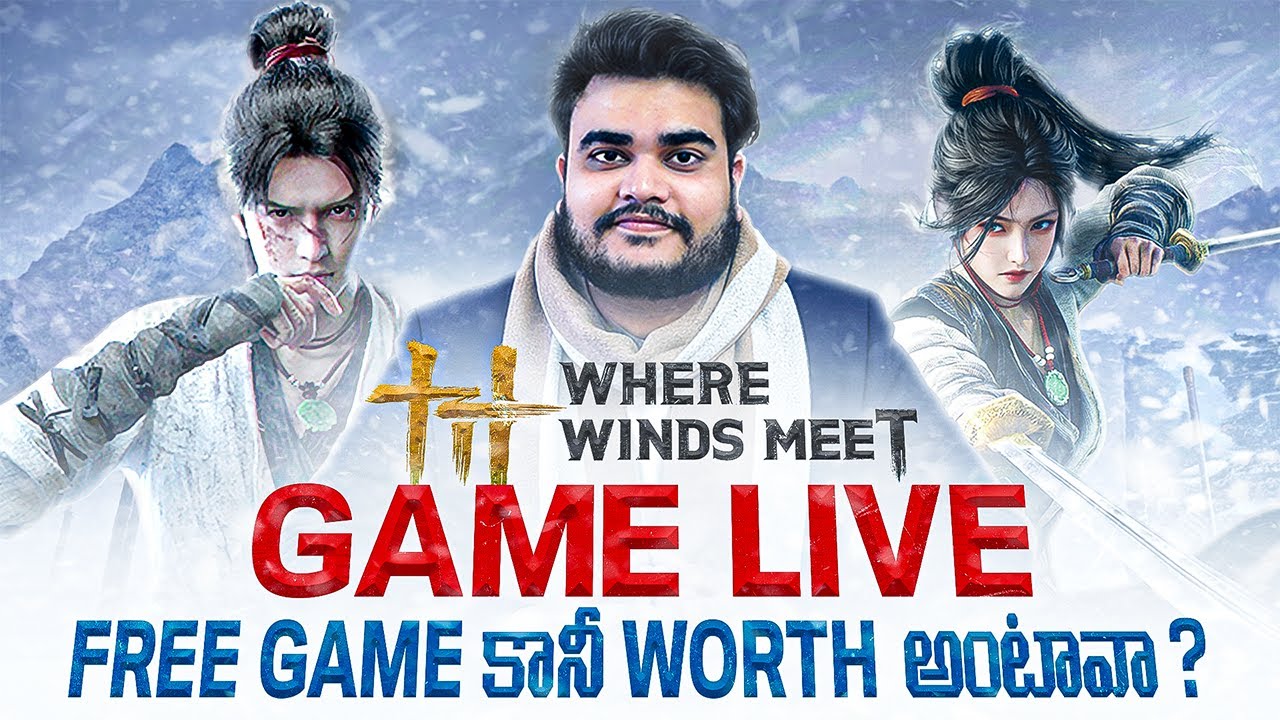 [Telugu Game Live] Where Winds Meet | Open World RPG - YouTube