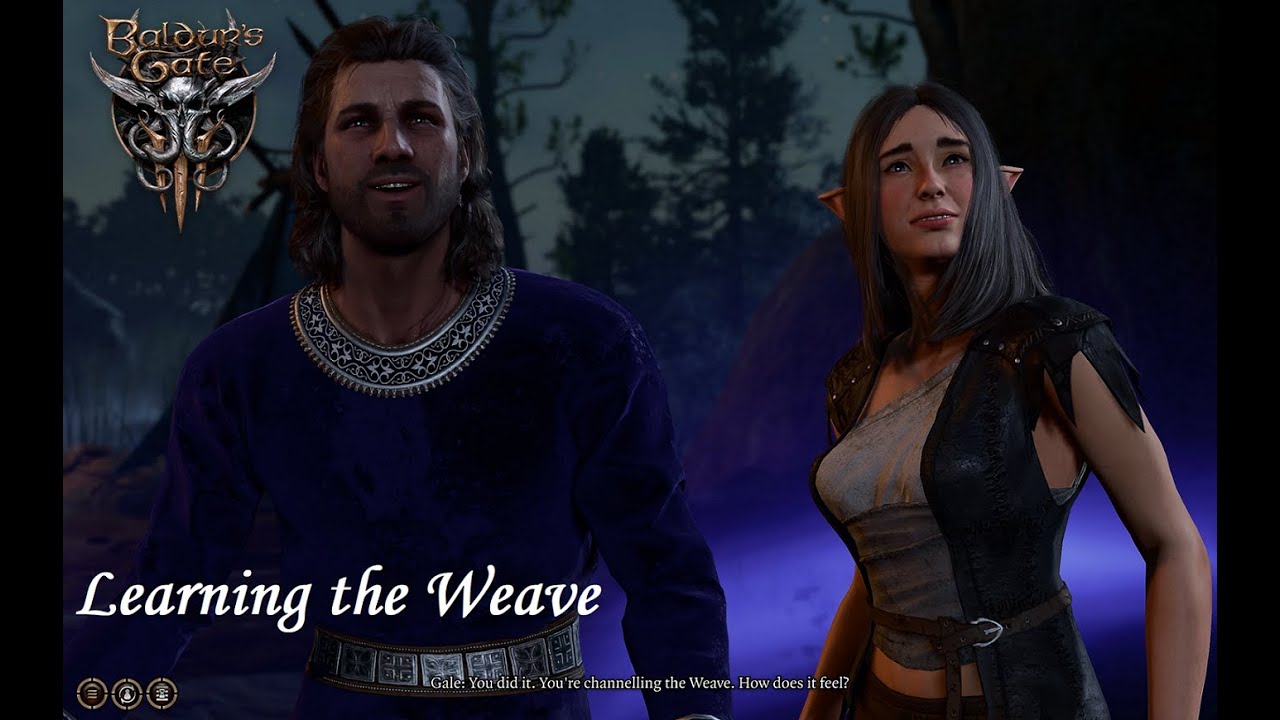 Baldur's Gate 3 - Learning the Weave with Gale - YouTube