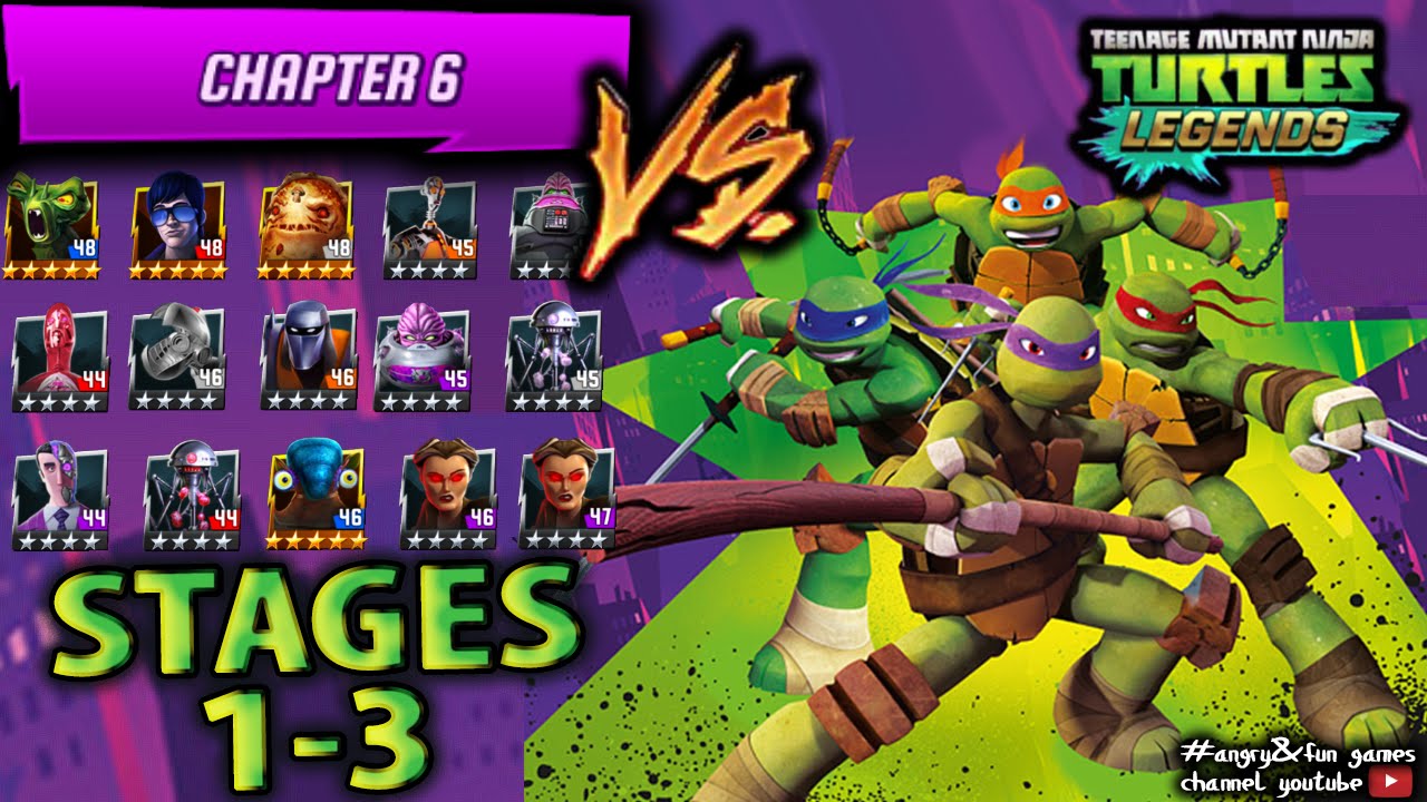 Chapter 6 Stage 1-3 Walkthrough. Teenage Mutant Ninja Turtles: Legends ...