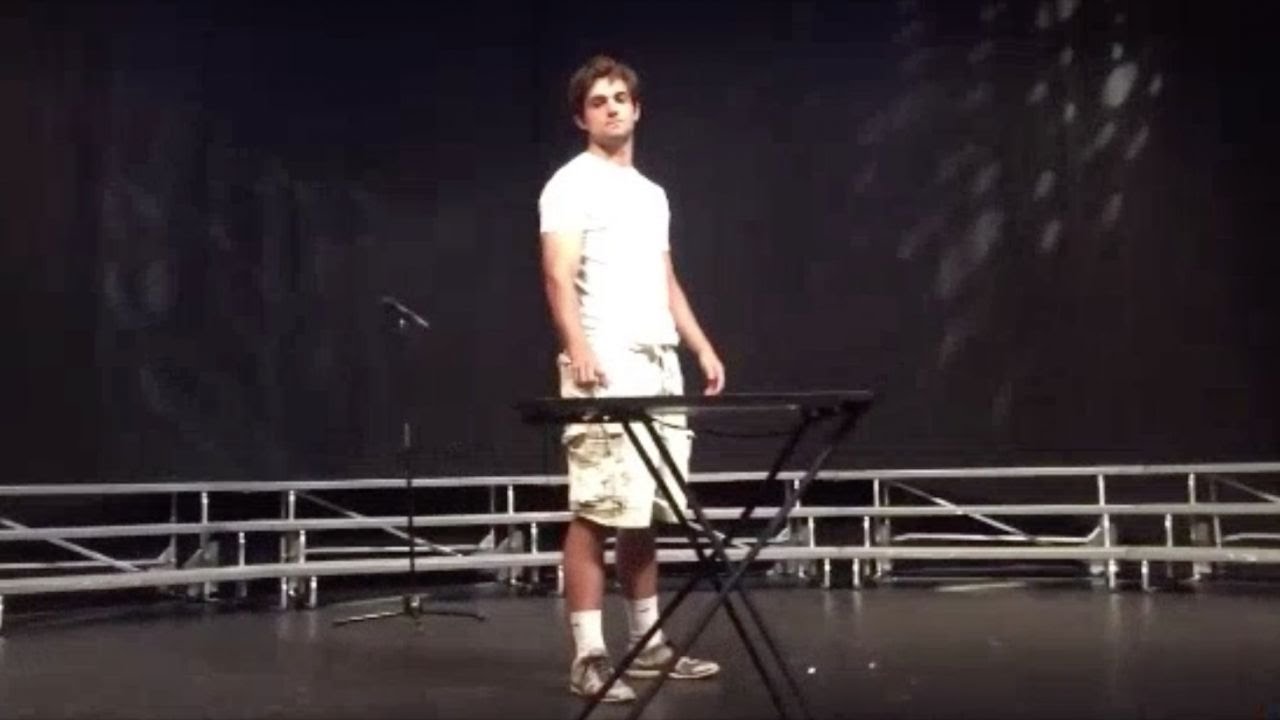 There's Something Wonderful About This Kid's Bottle-Flipping Act - YouTube