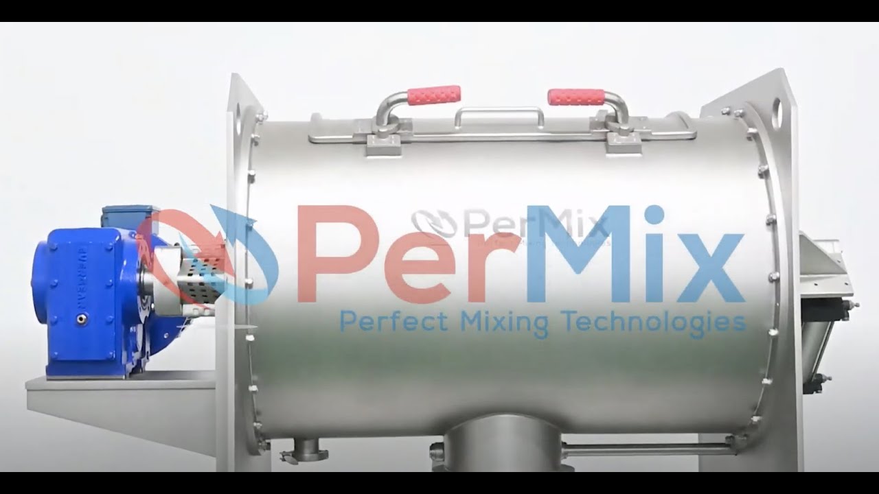 PerMix Plow Mixer Model PTS Plow Share Type - YouTube