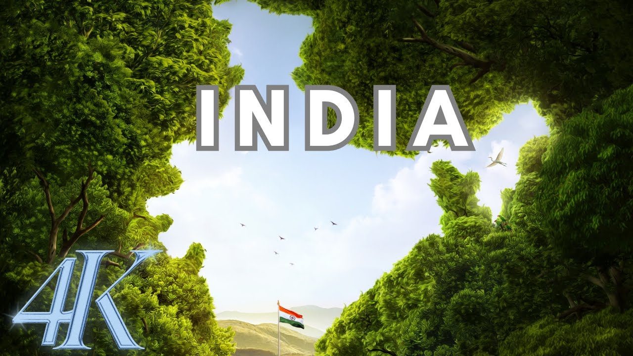 FLYING OVER INDIA 4K UHD 😍 Relaxing Music With Beautiful Nature Videos ...