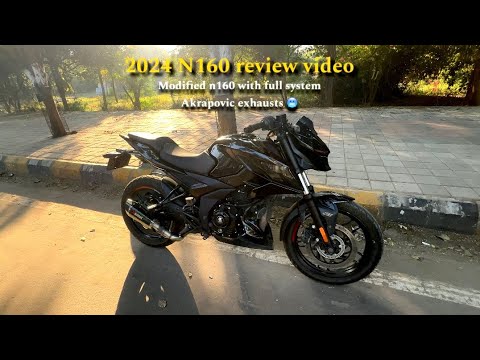 New N160 review video modified n160 with full system Akrapovic exhaust ...