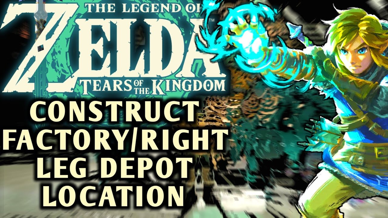 Legend Of Zelda Tears Of The Kingdom Construct Factory Right Leg Depot ...