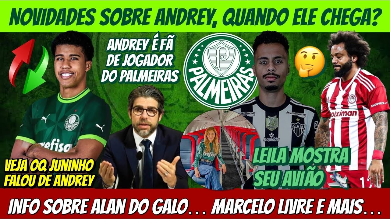 NOVIDADES: QDO ANDREY CHEGA? INFO SOBRE ALAN DO GALO… MARCELO LIVRE ...