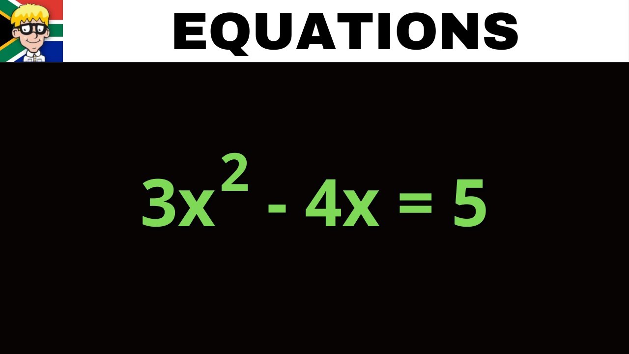1b) Quadratic formula grade 11 | Try - YouTube