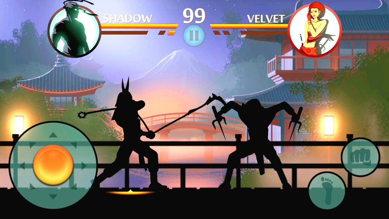 Shadow Fight 2 - Shadow Vs Velvet || 3 Comebo Hard Streak Fight ...