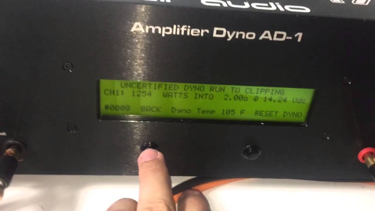 Sound Magus VS2000.1 Amp Dyno Test - YouTube