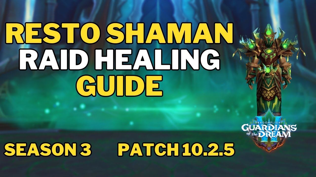 Resto Shaman Raid Healing Guide 10.2 - YouTube