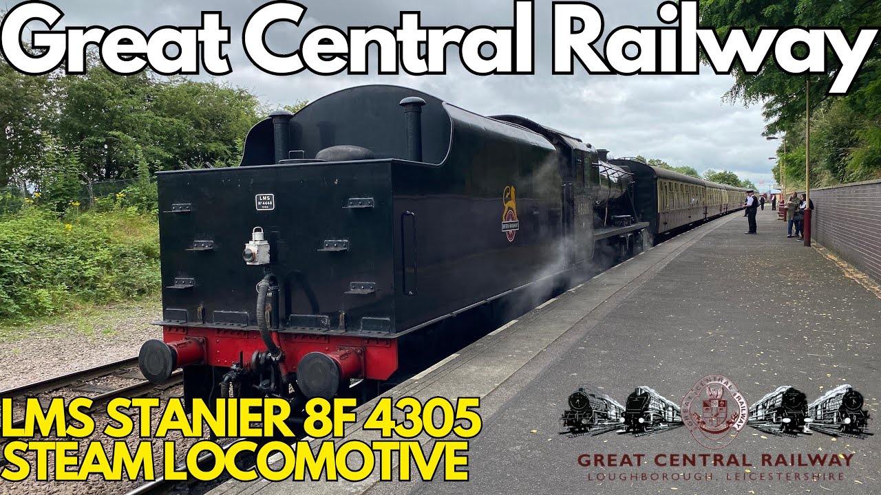 Great Central Railway Leicester: STANIER 8F 48305 Steam Locomotive on ...
