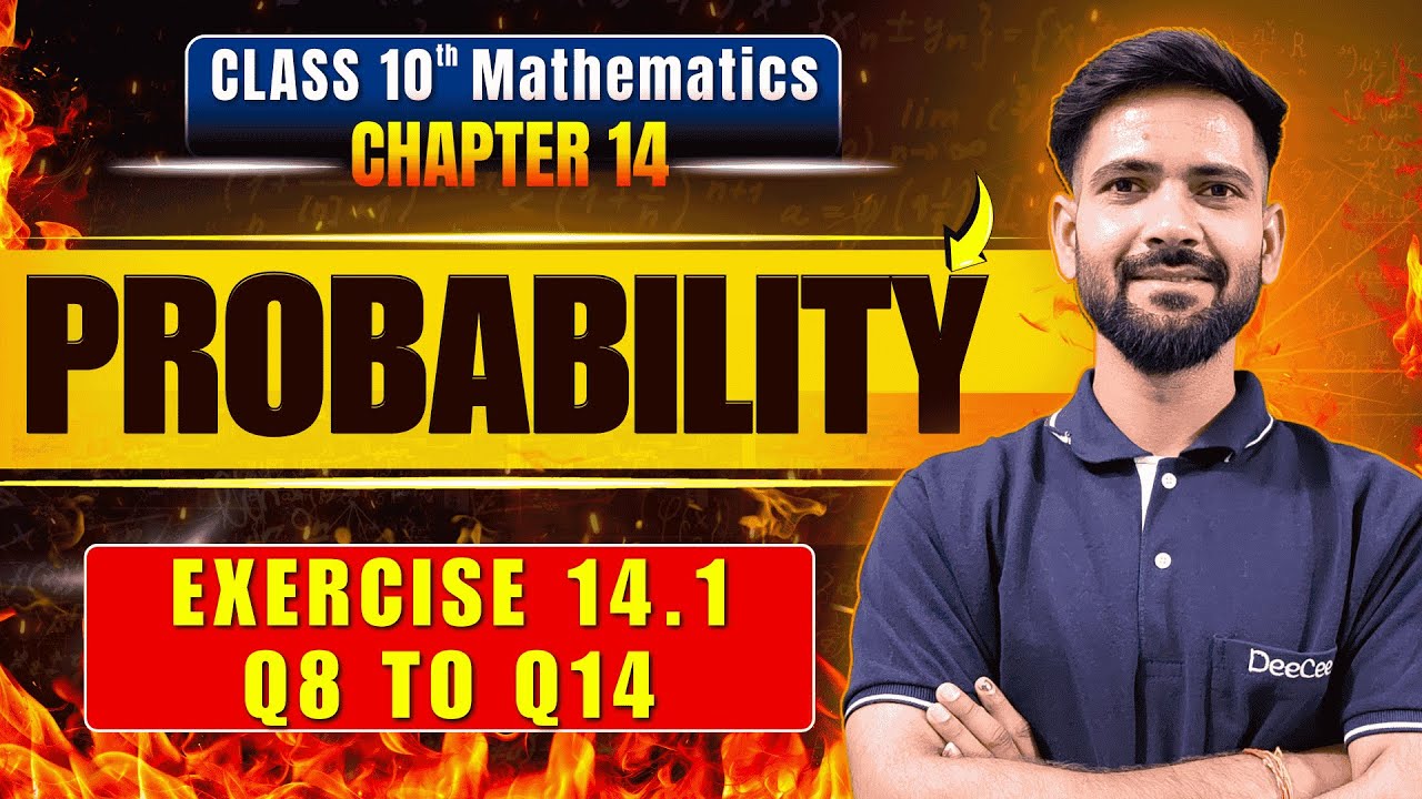 Class 10th | Chapter 14 | Probability | Exercise 14.1 | Q 8 to Q 10 ...