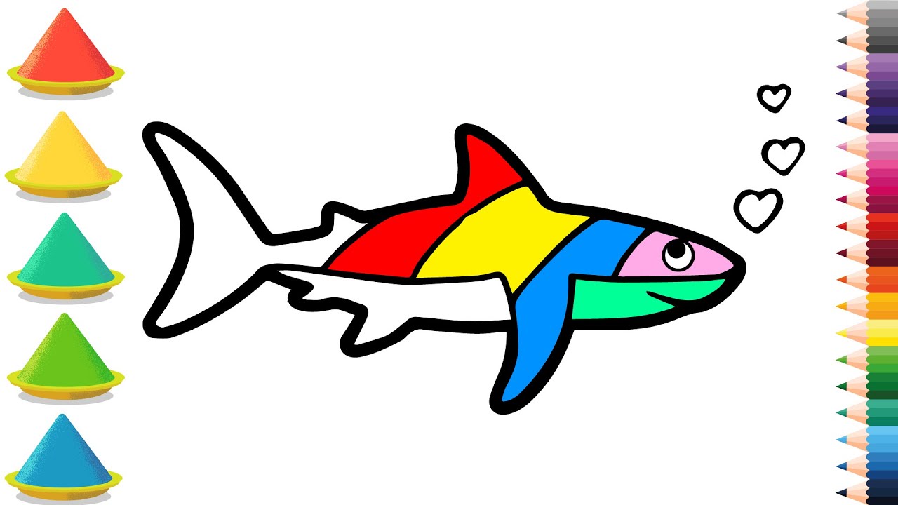 How to Draw a Sharka | Step by Step - YouTube