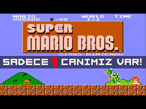 Super Mario Bros. (Yanmadan Bitirme Challenge)