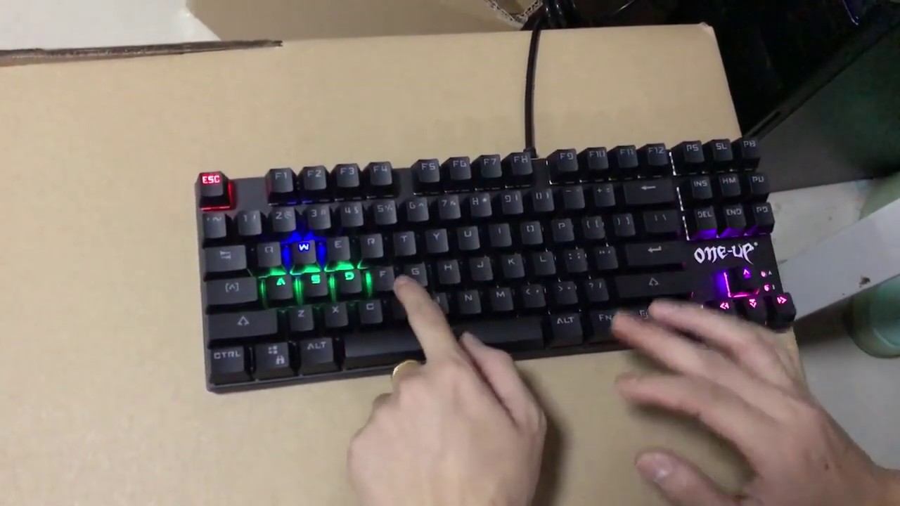 ONE-UP G300 Keyboard - YouTube