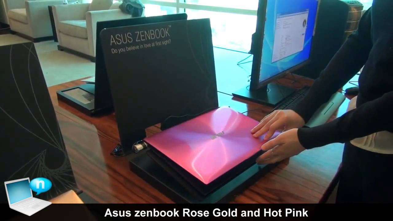 Ultrabook Asus Zenbook Rose Gold and Hot Pink - YouTube