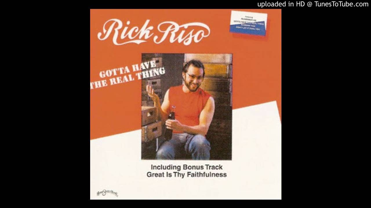 Rick Riso - Gotta Have The Real Thing (1985) - YouTube