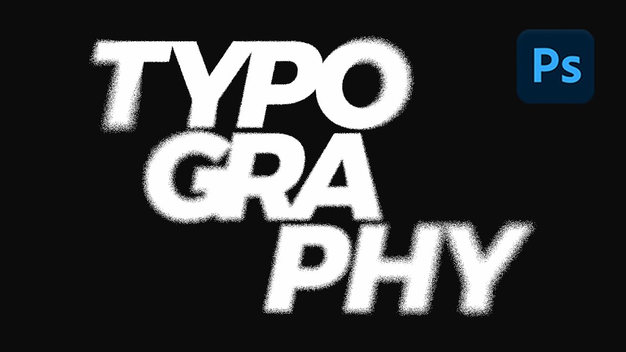 Blur Typography Photoshop Tutorial - YouTube