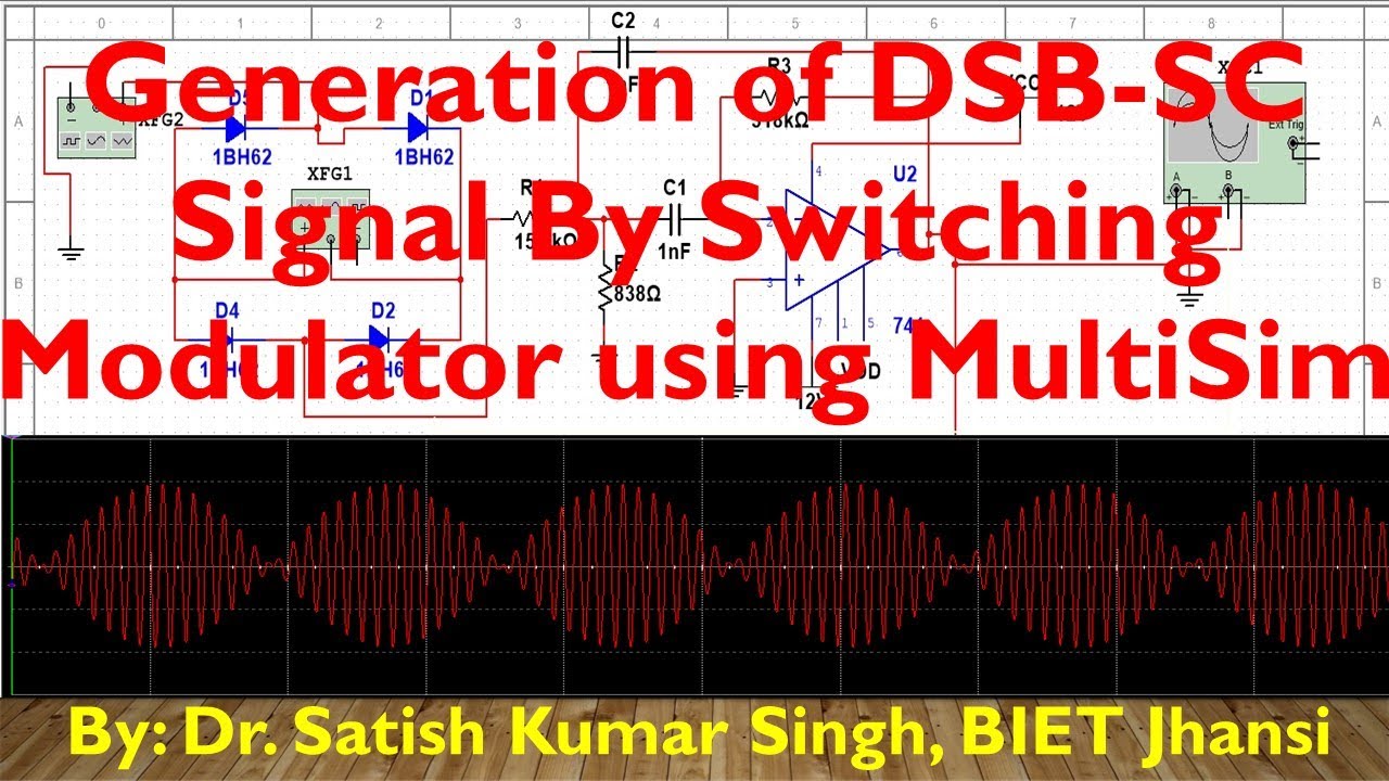 Communication Lab Dsb Sc Generation And Demodulation Using Mulltisim Switching Modulator