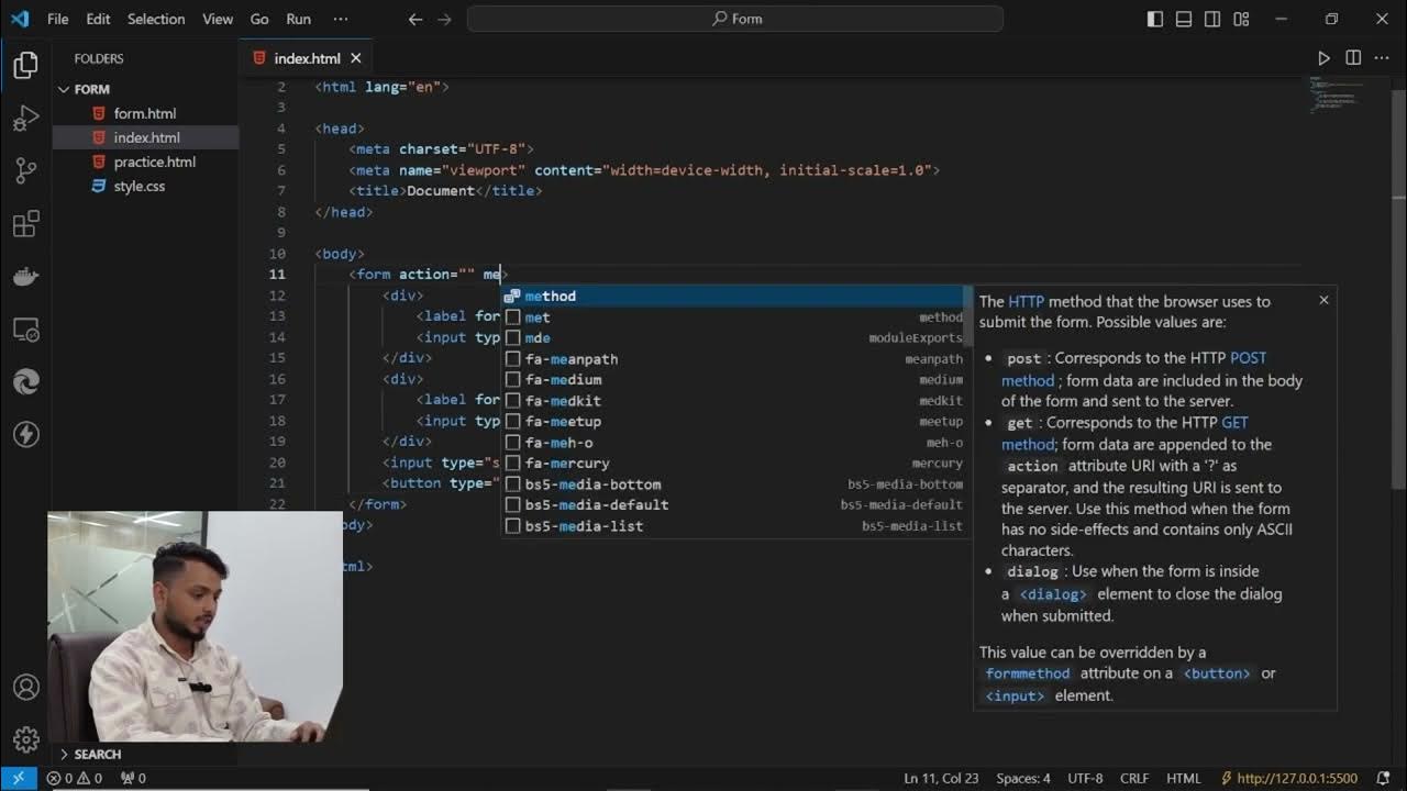 Html Tutorial For Beginners Input Tag In Html Form Tag In Html Html Training Mohali Asb