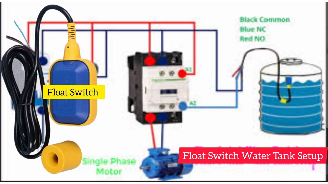Float Switch Water Tank Setup how to make float Switch # ...