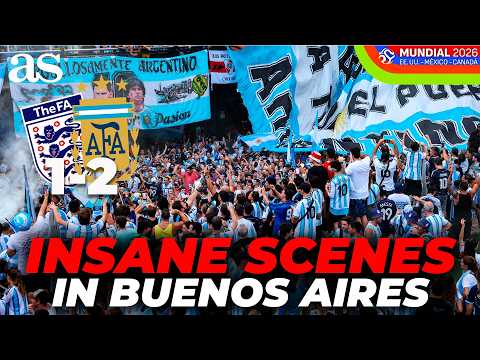 BUENOS AIRES GOES WILD: Argentina fans explode after goals send MESSI and ARGENTINA to the FINAL