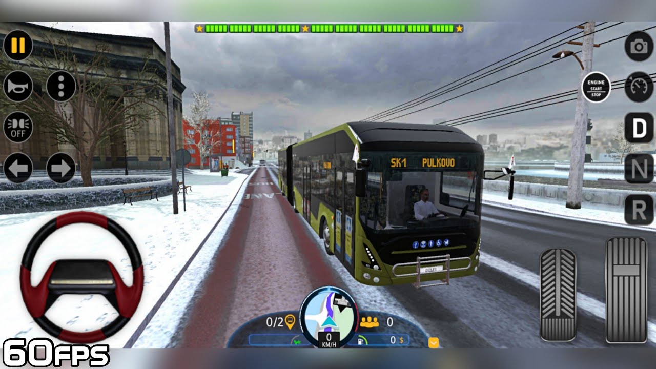 Bus Simulator 2023 !!! Driving Luxury Long Bus in ST Petersburg #01 ...