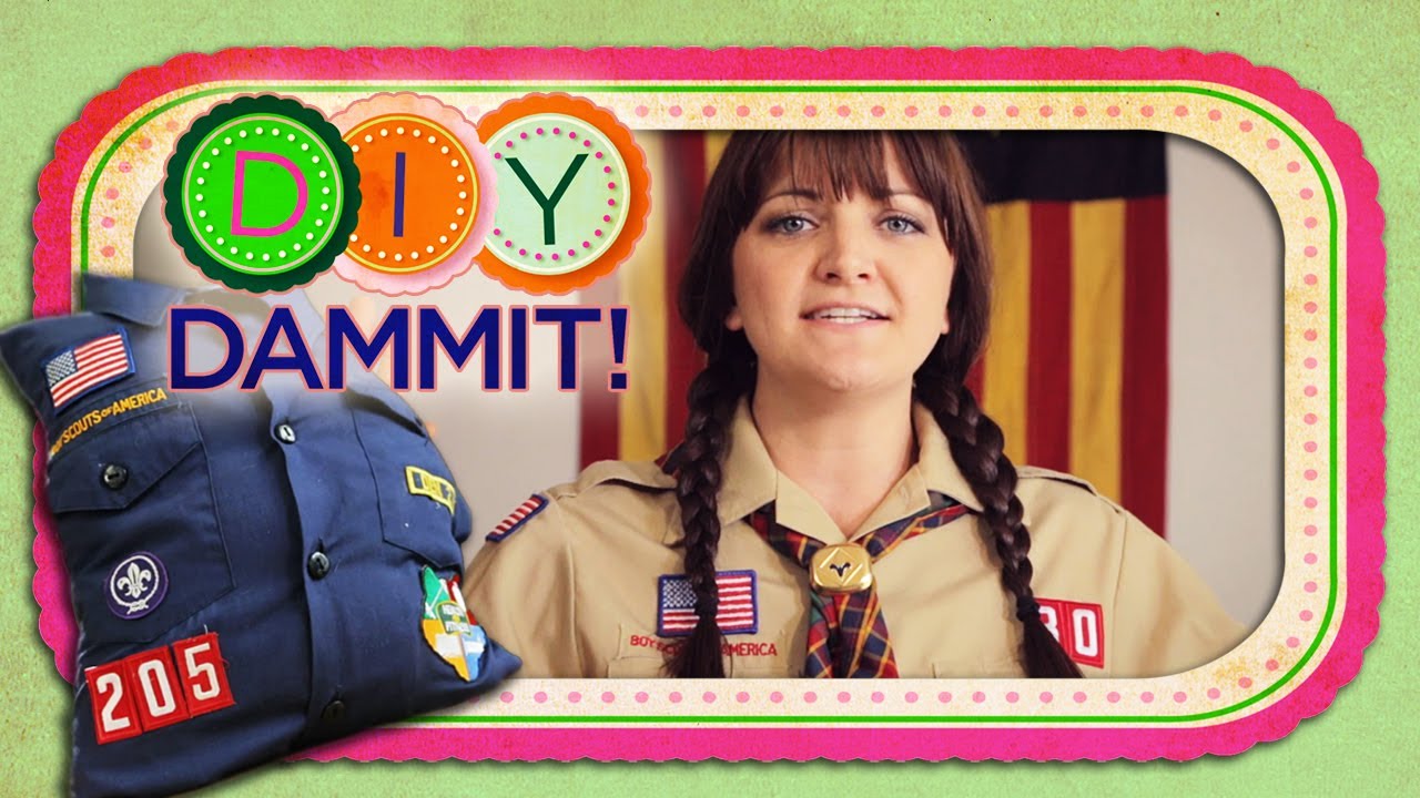 HOW-TO Make a BOY SCOUT SHIRT PILLOW - DIY DAMMIT! - YouTube