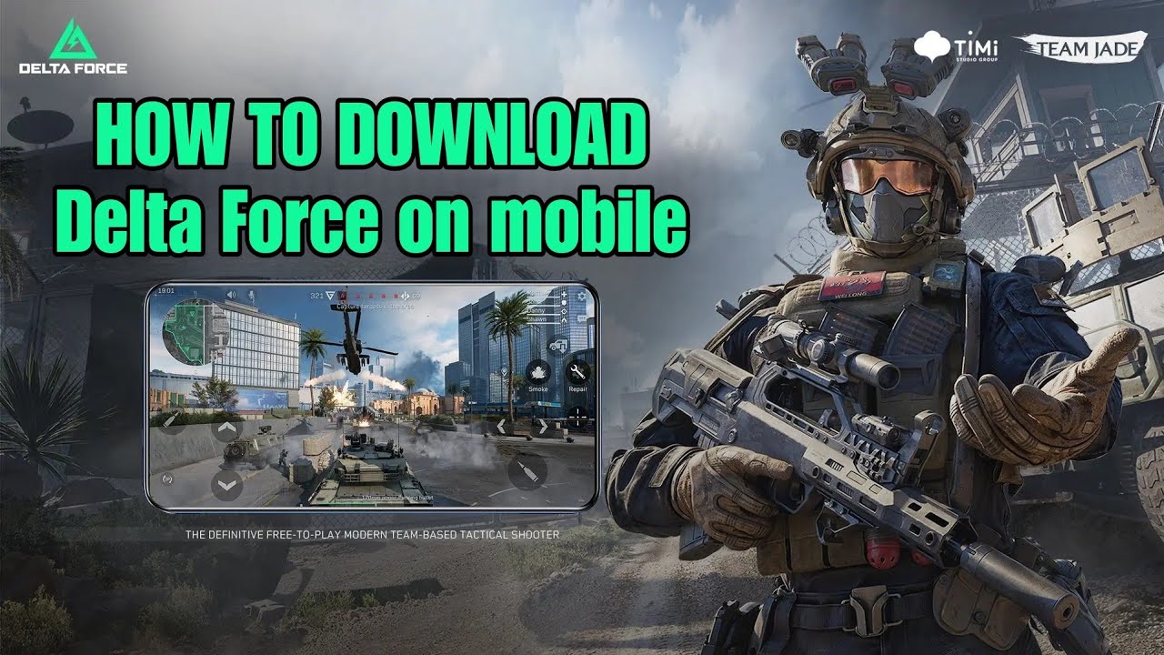 How to download delta force on mobile (Garena & tencent versions) - YouTube