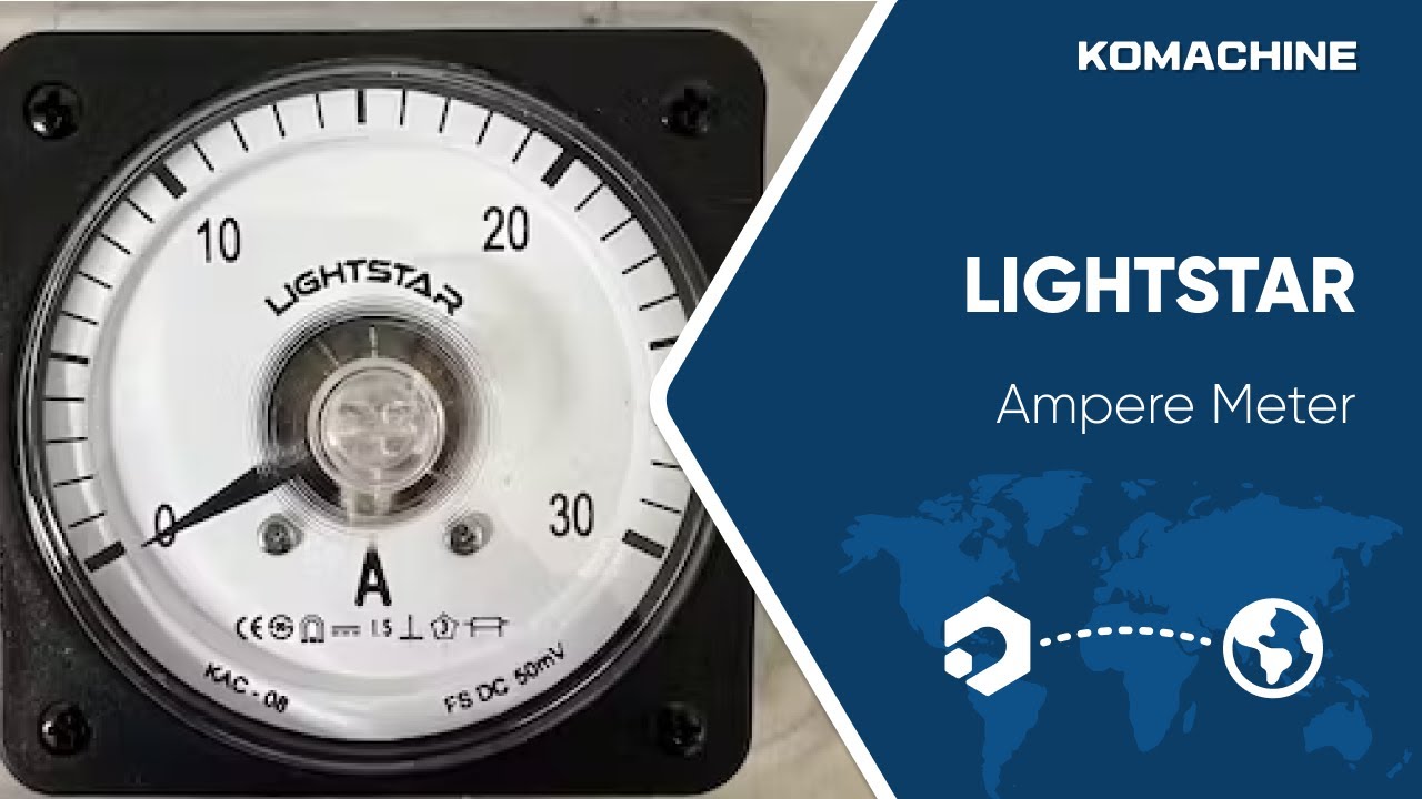 LIGHTSTAR / Ampere Meter (KAC-08) / INV-02493 - YouTube